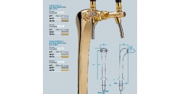 BEER ARM “FALCON" 2 TAPS酒柱