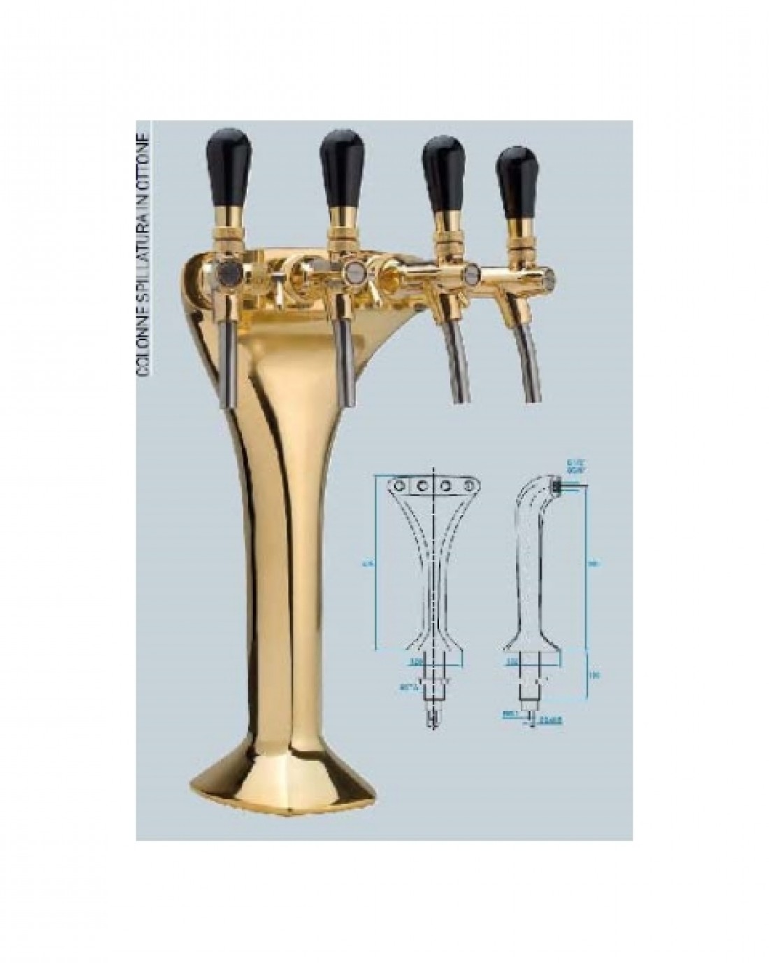 BEER ARM 4 TAPS酒柱